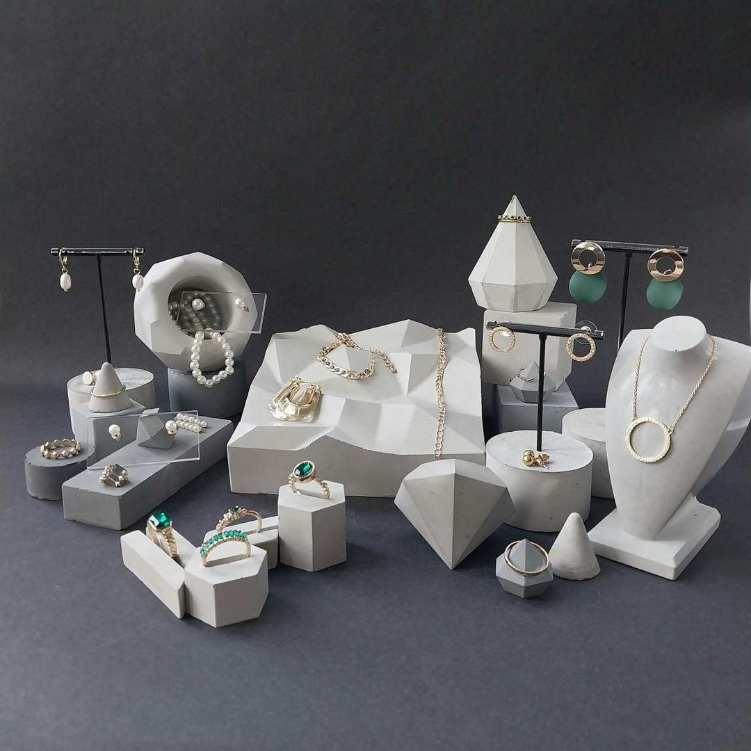 Jewellery Retail Display, Set of 27 Geometric Blocks, N113, Ring ...