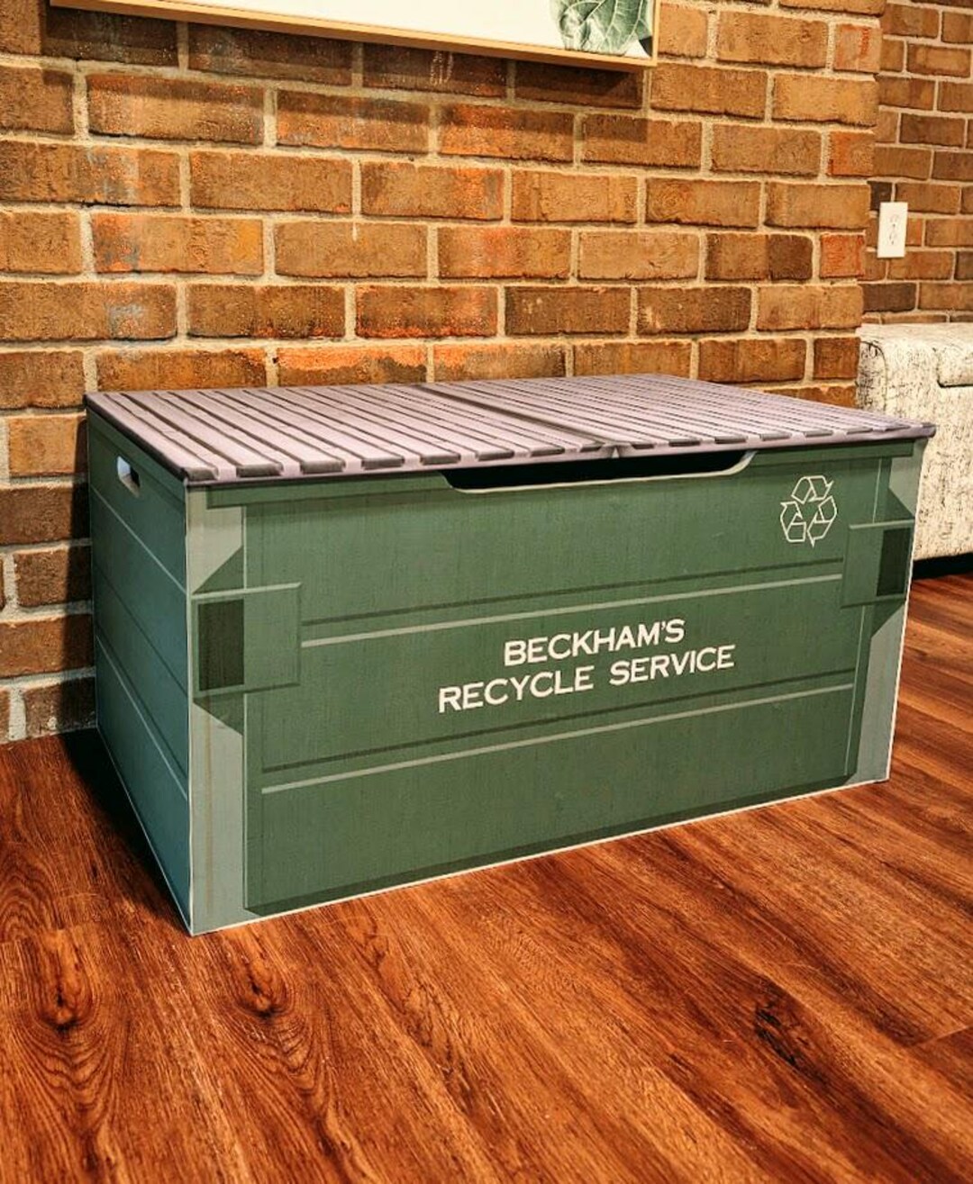 Personalized Dumpster Decal for Toy Box, Custom Pretend Play, Garbage ...