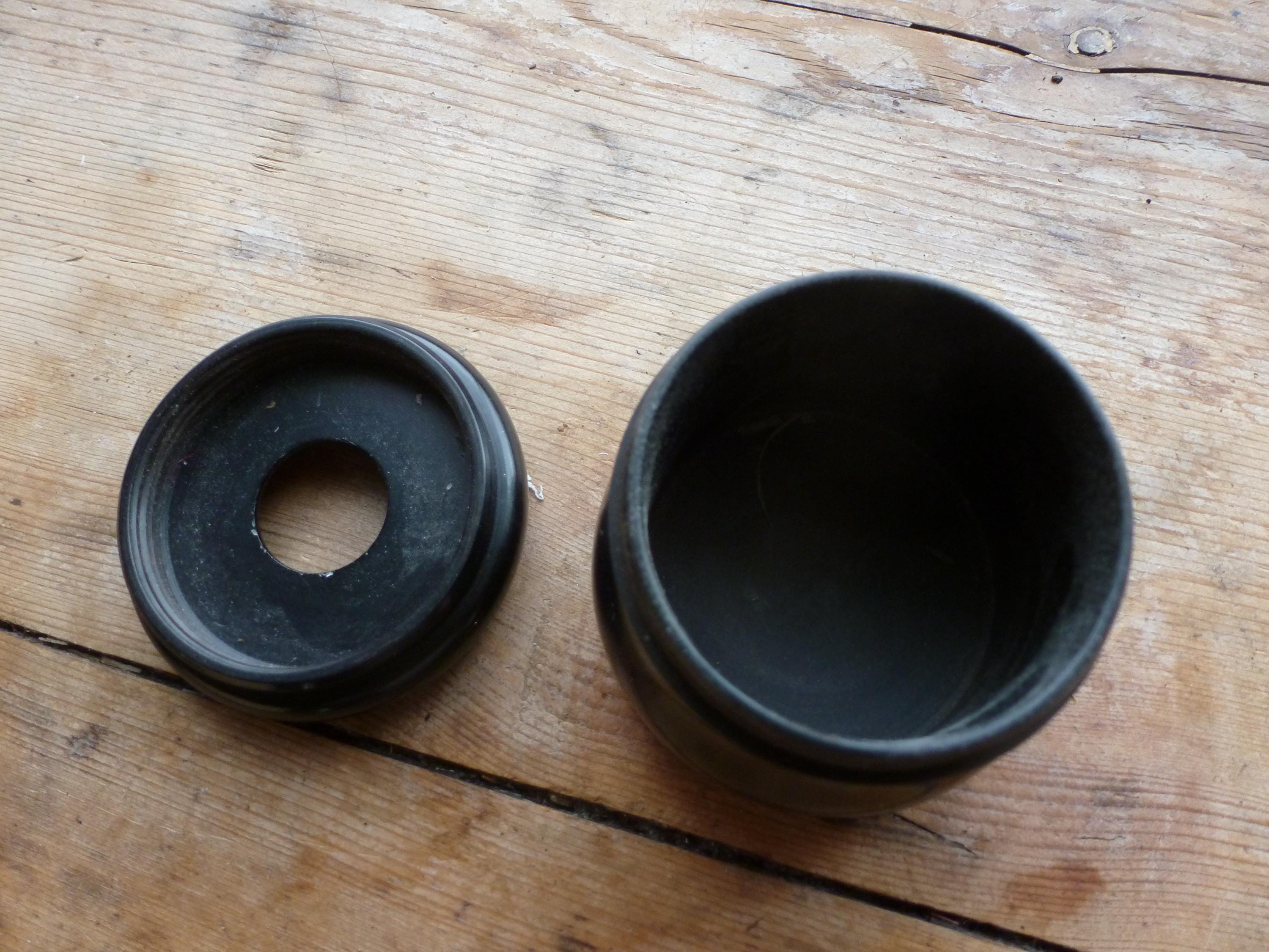 Antique Victorian Dressing Table Hair Tidy Holder Pot - Etsy