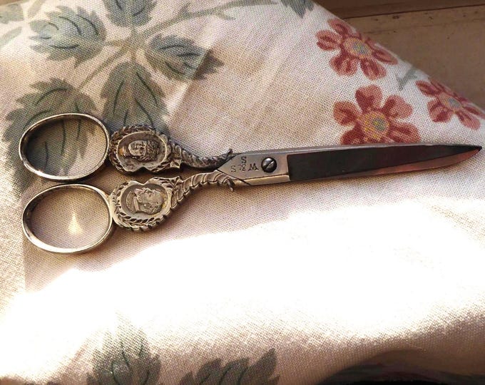 Vintage 1902 Pair of Steel Scissors Coronation Edward VII and Queen ...
