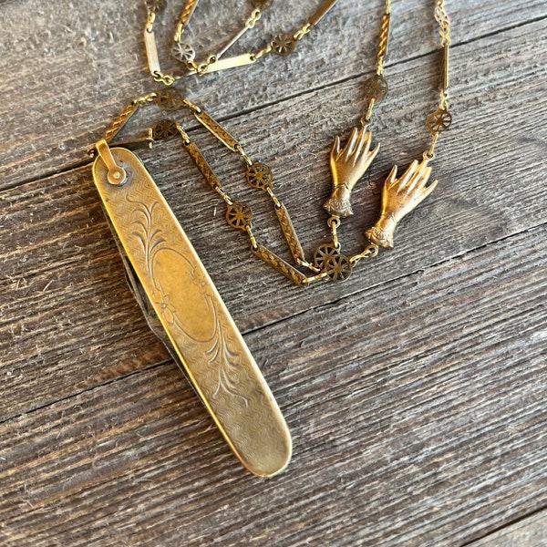 Knife Necklace - Etsy