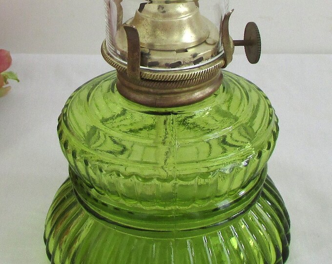 Vintage Anasco Product "handy Lamp" Made in Japan Green Oil Lamp - Etsy