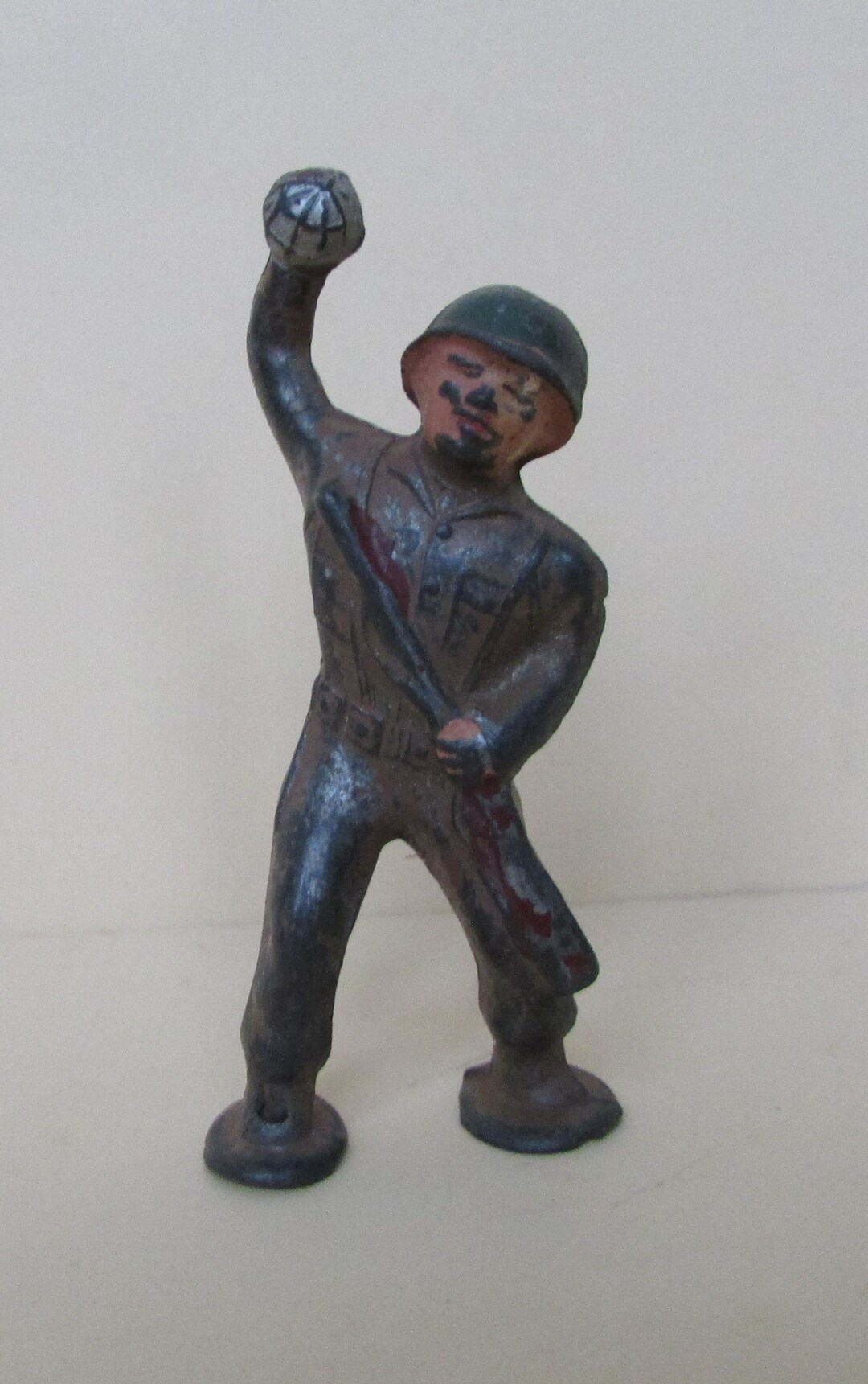Vintage Barclay Metal Toy Army 838 Soldier Bomb Thrower - Etsy