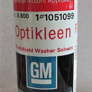 Scarce Vintage GM Optikleen Windshield Washer Solvent Can - Etsy