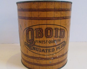 Vintage Tobacco Tin, Bond Street Over 90 Years Pocket Tobacco Can ...