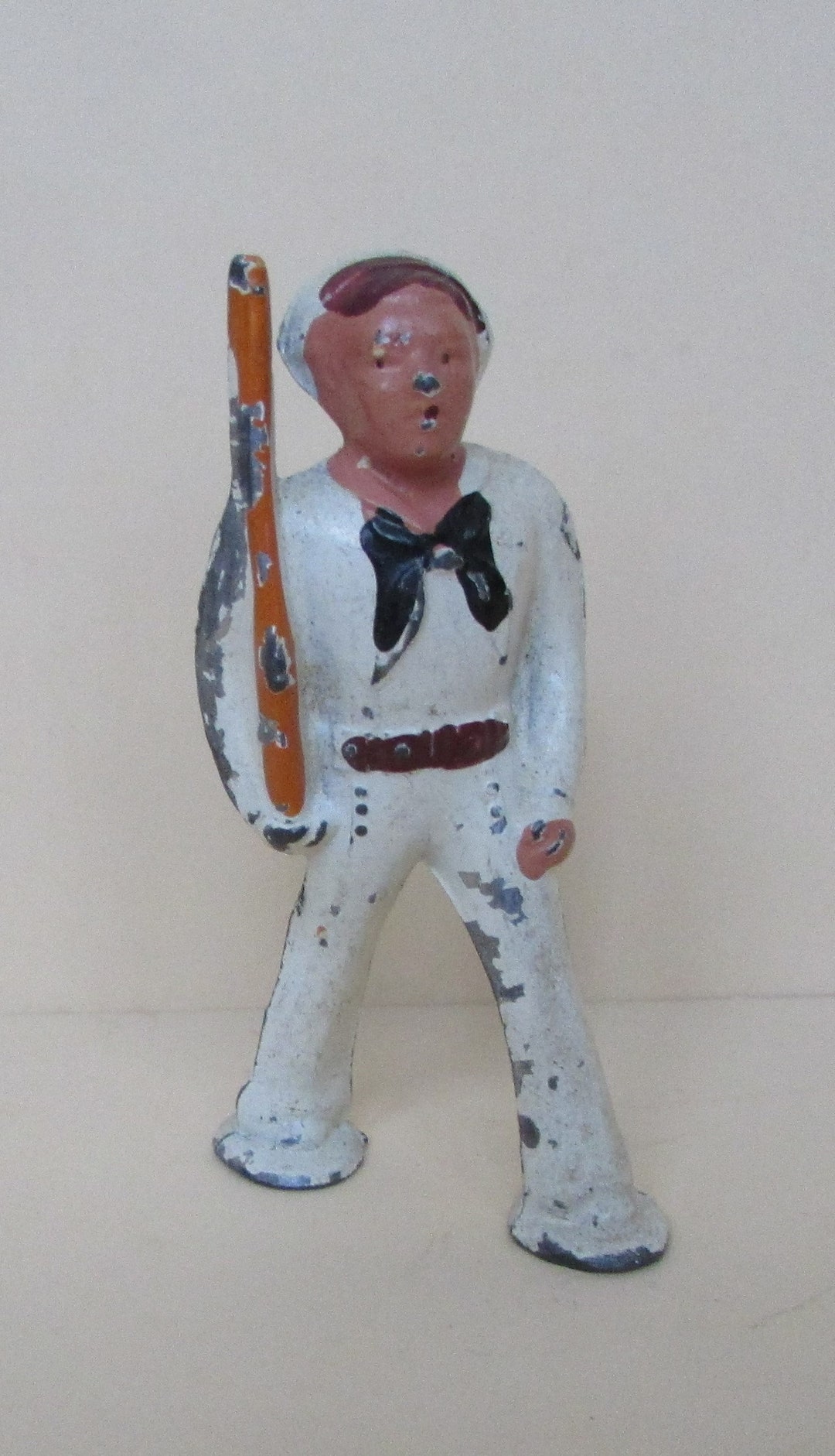 Vintage 919 Sailor White Uniform Metal Figure - Etsy