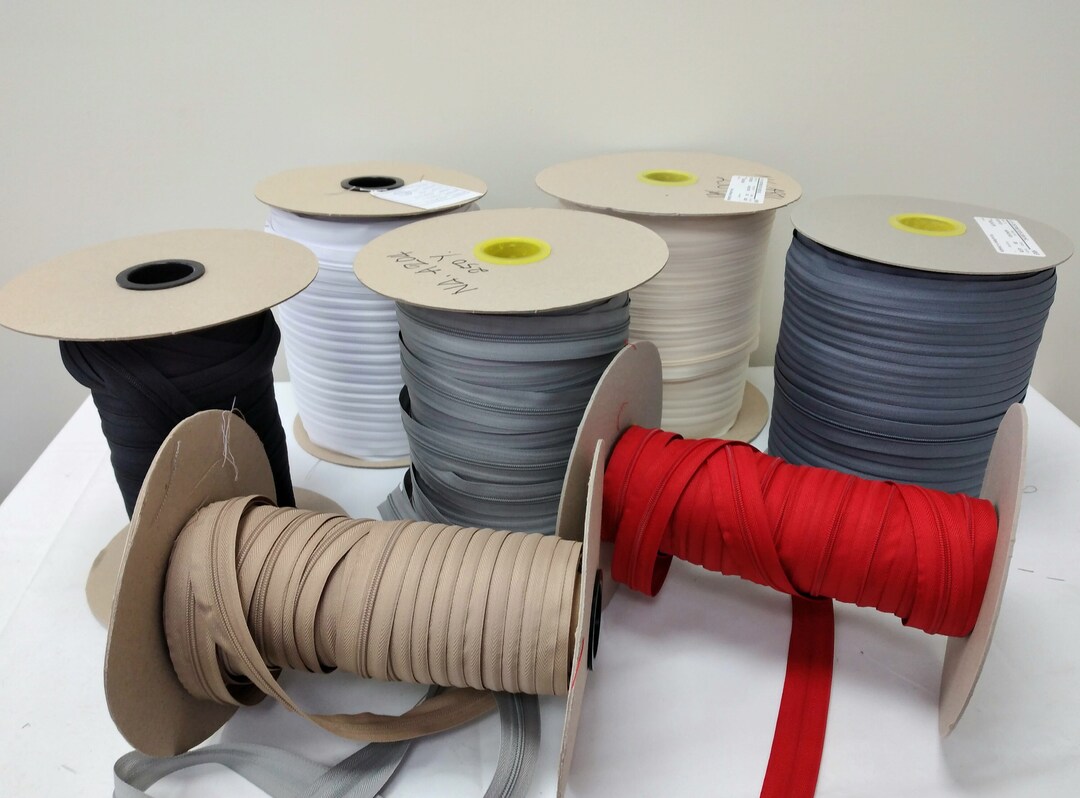 Zipper by the Yard, Continuous Zipper, Cut to Length Zipper by the Yard ...