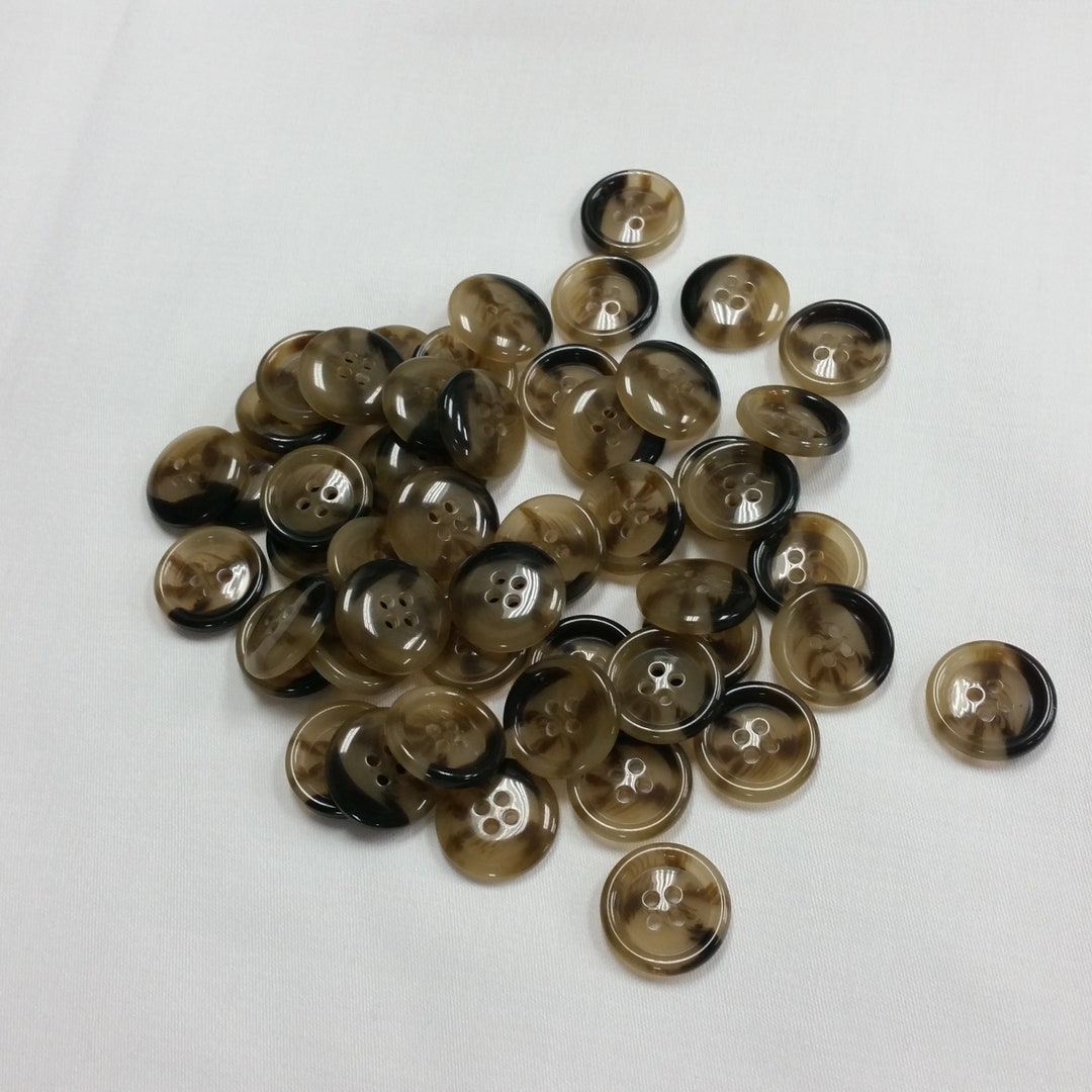 50 and 100 Button Packs "marble" Buttons, in 3 Sizes - 3/4", 7/8" and 1 ...