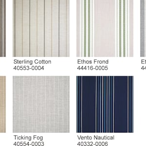 Sunbrella Fusion Collection Stripes and Posh Fabric by the Yard- 2 Yard ...