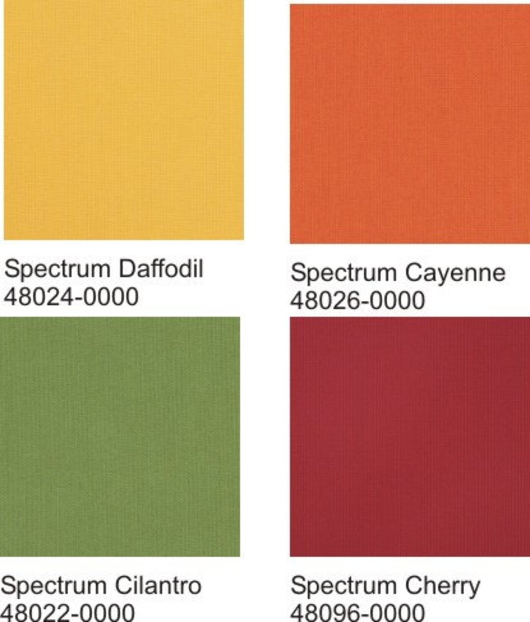 Sunbrella Spectrum Outdoor Fabric by the Yard 15 Sunbrella Spectrum ...