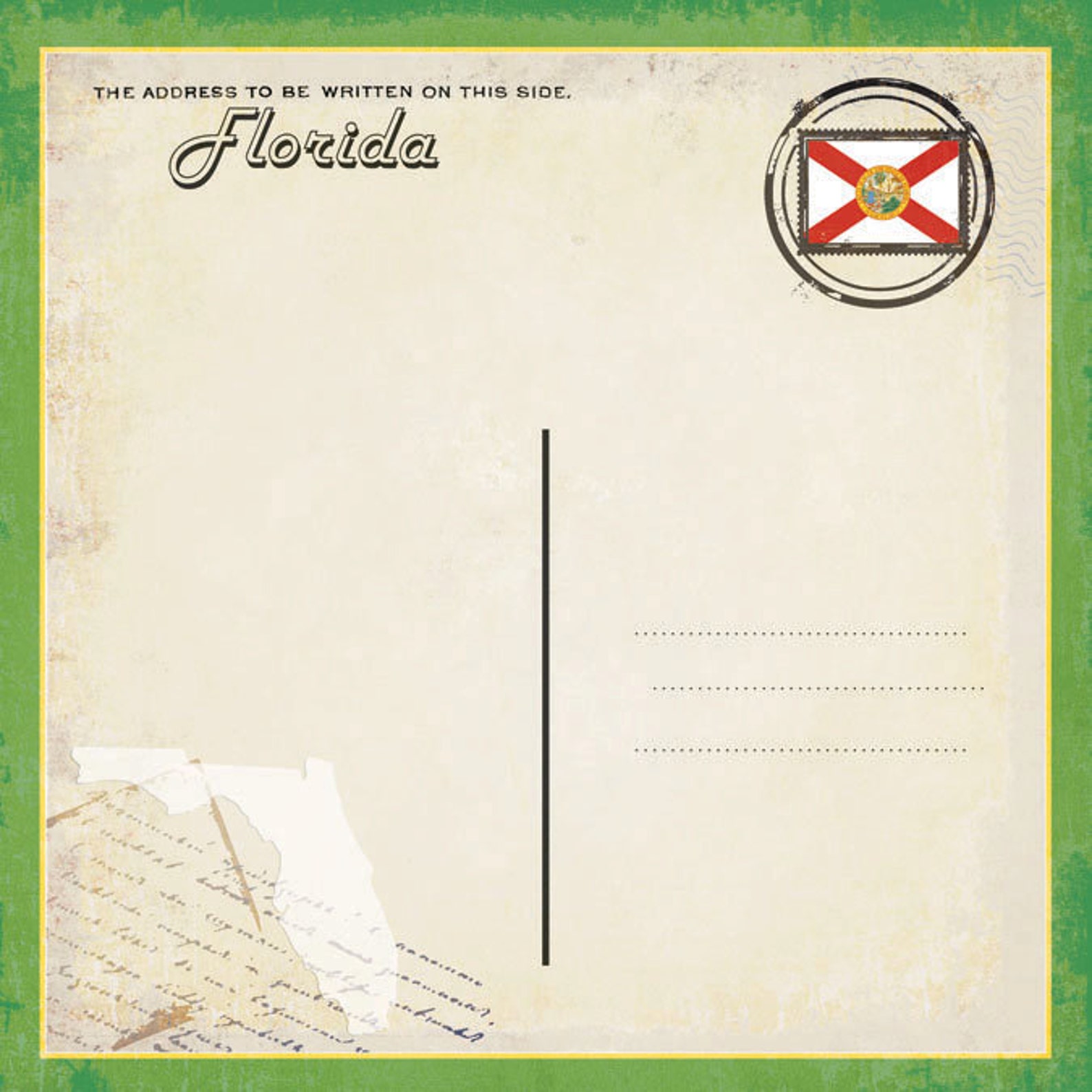 Florida Digital Scrapbook Paper. Vintage. Instant Download. - Etsy