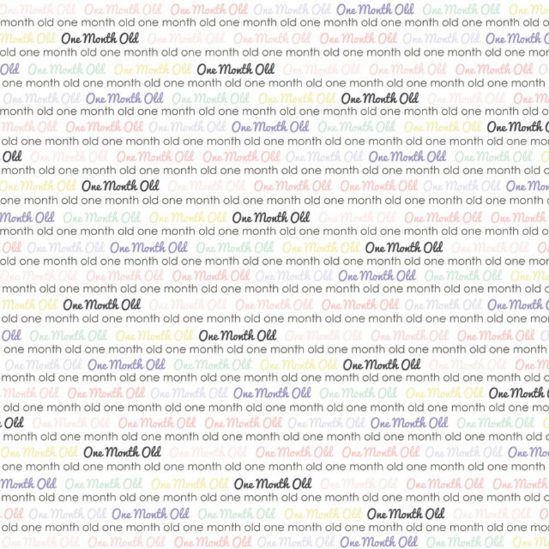 1 Month Old Baby Girl Journal Cards. Digital Scrapbooking. Project Life ...