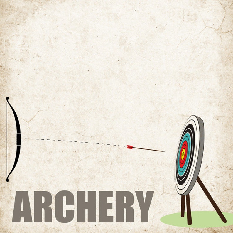 Archery Digital Scrapbooking. Instant Download. - Etsy