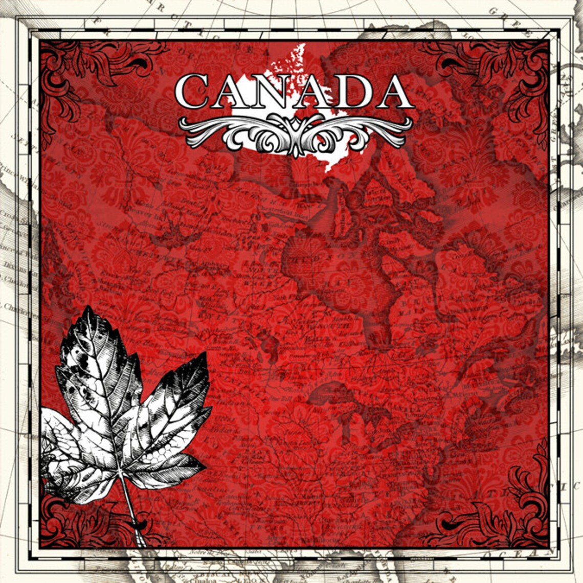 Canada Digital Scrapbooking. Instant Download. - Etsy