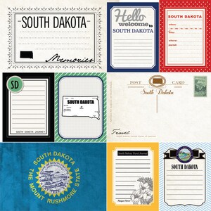 South Dakota Journal Cards. South Dakota Digital Scrapbooking. Project ...