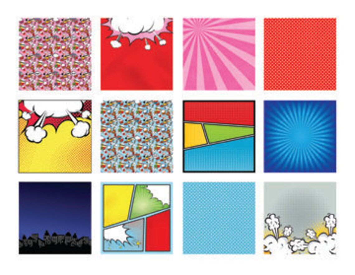 Superhero Digital Paper. Instant Download. Super Dad. Super Mom ...