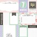 7 Months Old Baby Girl Journal Cards. Digital Scrapbooking. Project ...