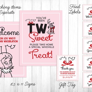 Cindy Lou Who Invitation, Cindy Lou Birthday Invitation, Look Who's ...