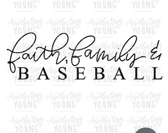Faith and Baseball - Etsy