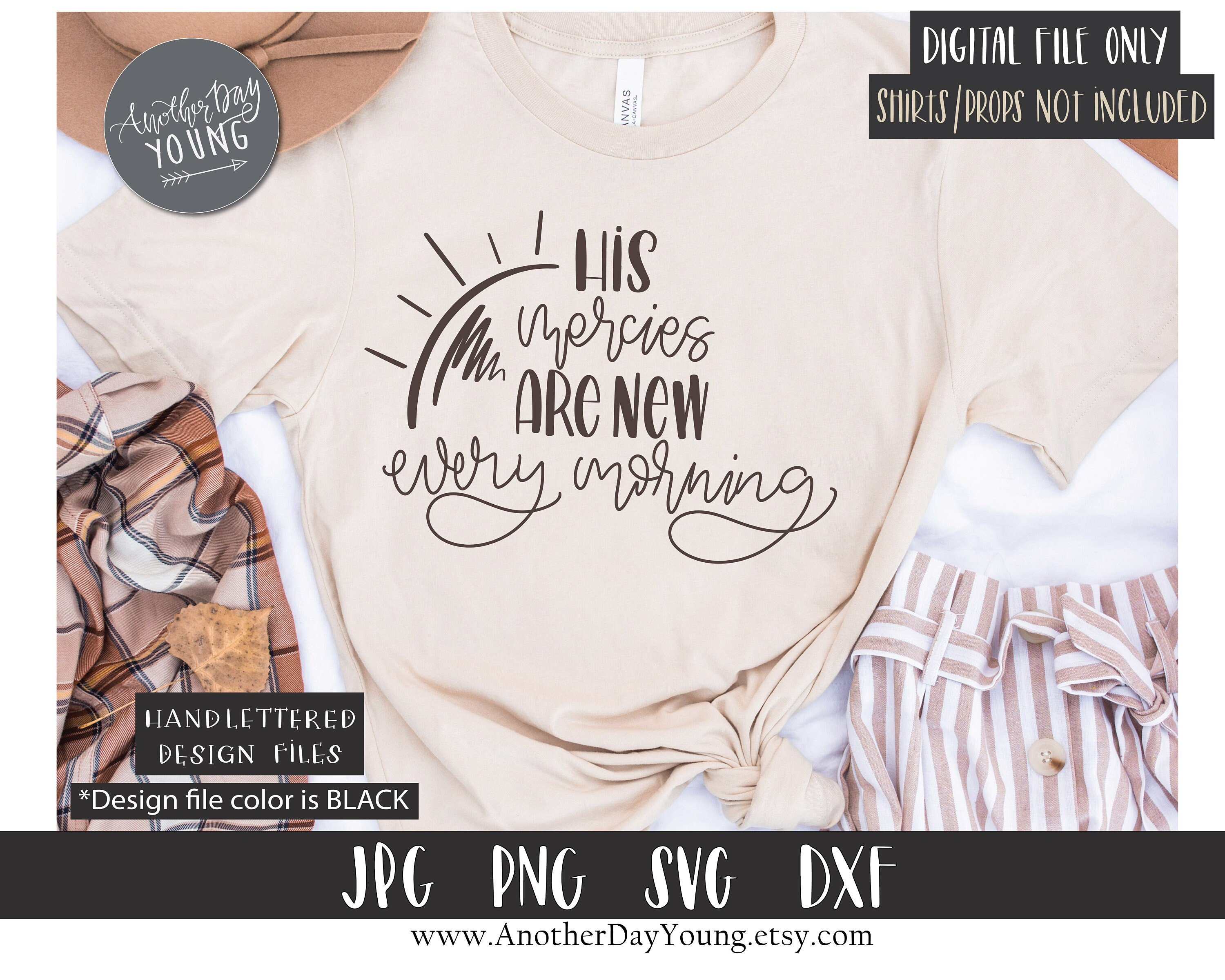 His Mercies Are New Every Morning Svg / God Svg / Bible Verse - Etsy UK