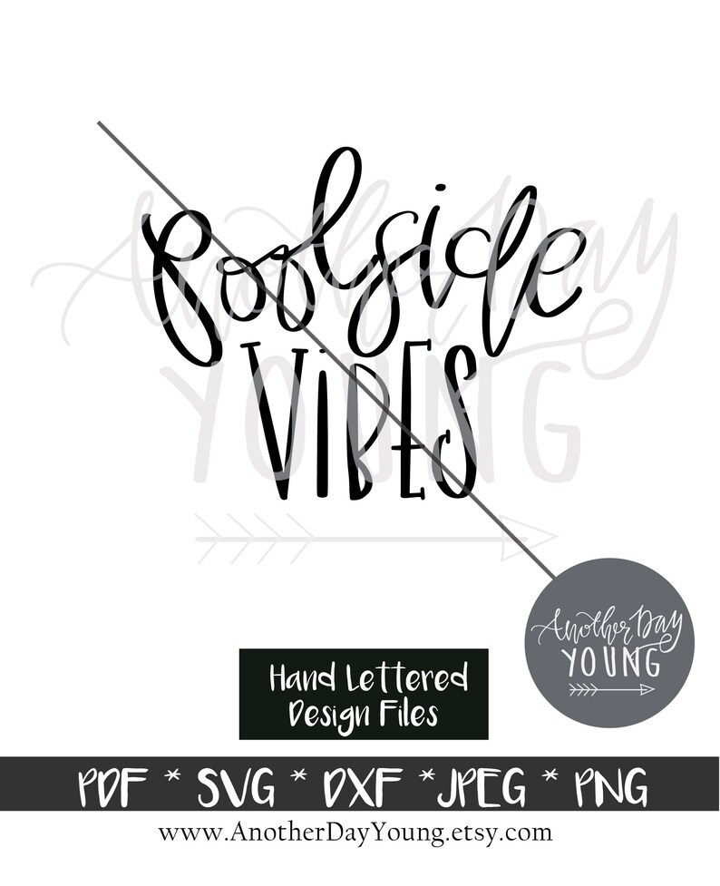 Poolside Vibes Svg , Summer Svg , Lake Svg , Beach Svg , Spring Svg ...