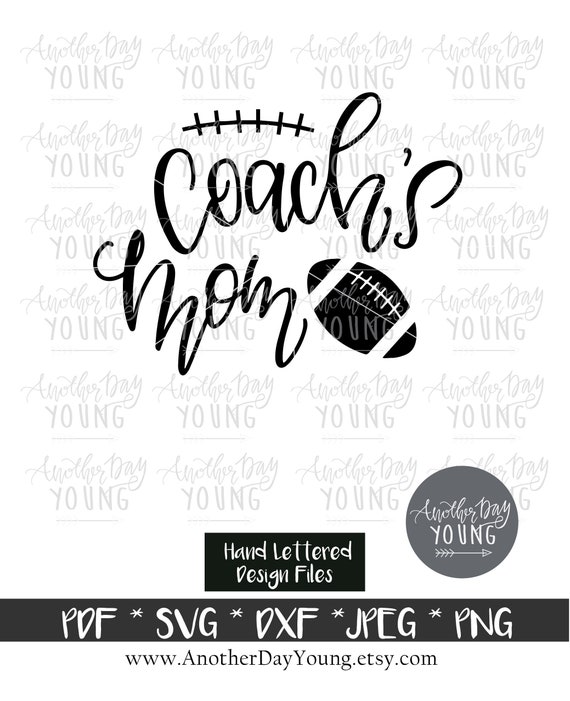Coach's Mom 2 SVG Football Svg Mom Svg Coach Svg | Etsy
