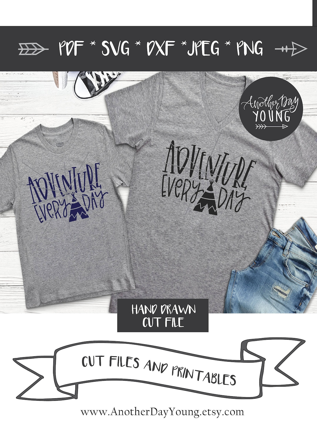 Adventure Every Day Svg / Tee Pee Svg / Adventure Svg / Explorer Svg ...