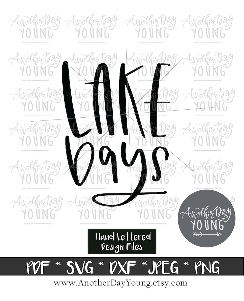 Lake Days Svg , Summer Lake Svg , Hand Lettered Svg , Spring Summer Svg ...