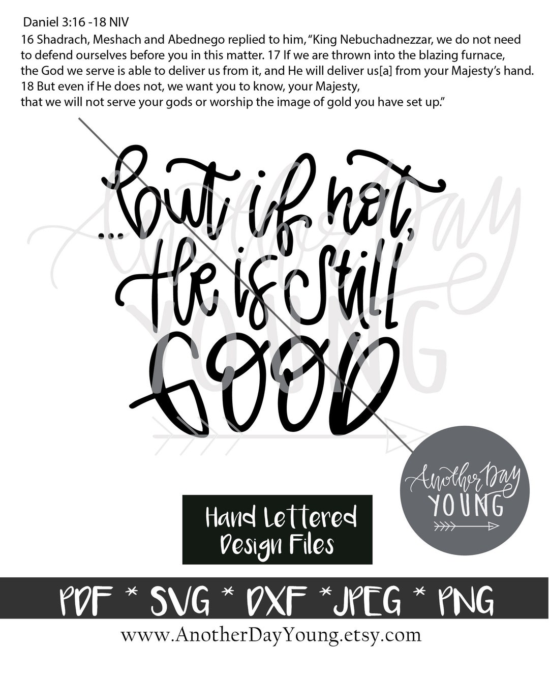 But If Not He is Still Good Svg Printable / Daniel 3:18 / Christian Svg ...
