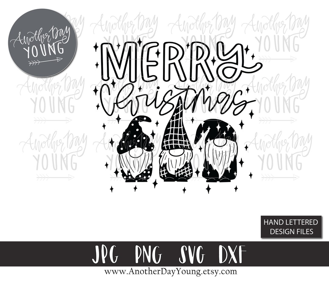 Merry Christmas Gnomes Svg / Christmas Svg / Jesus Svg / - Etsy