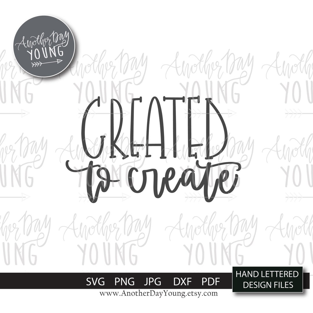 Created to Create SVG Cut File Screen Print and Sublimation Design ...