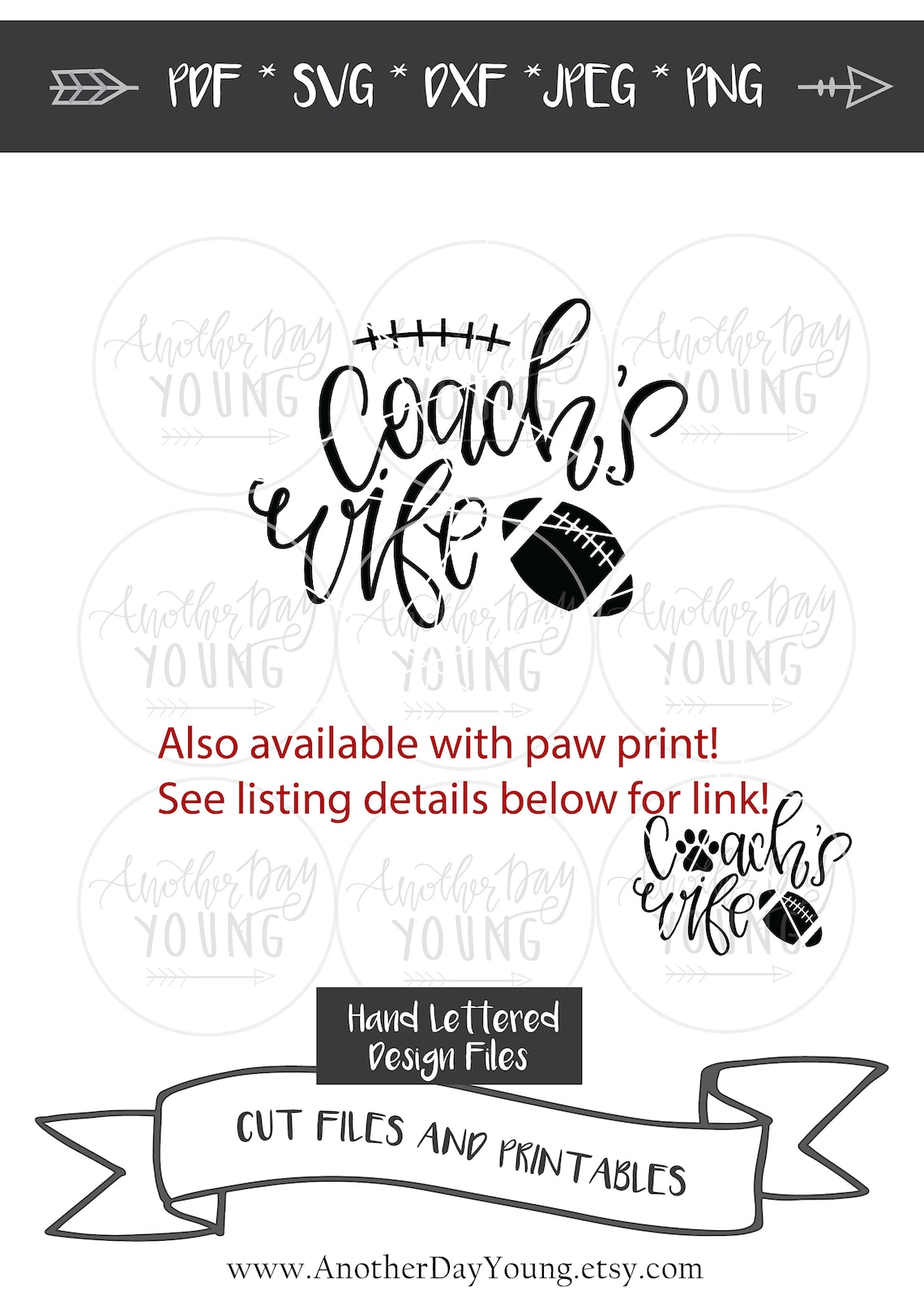 Coach's Wife 2 SVG Football svg Coach Wife svg coach | Etsy