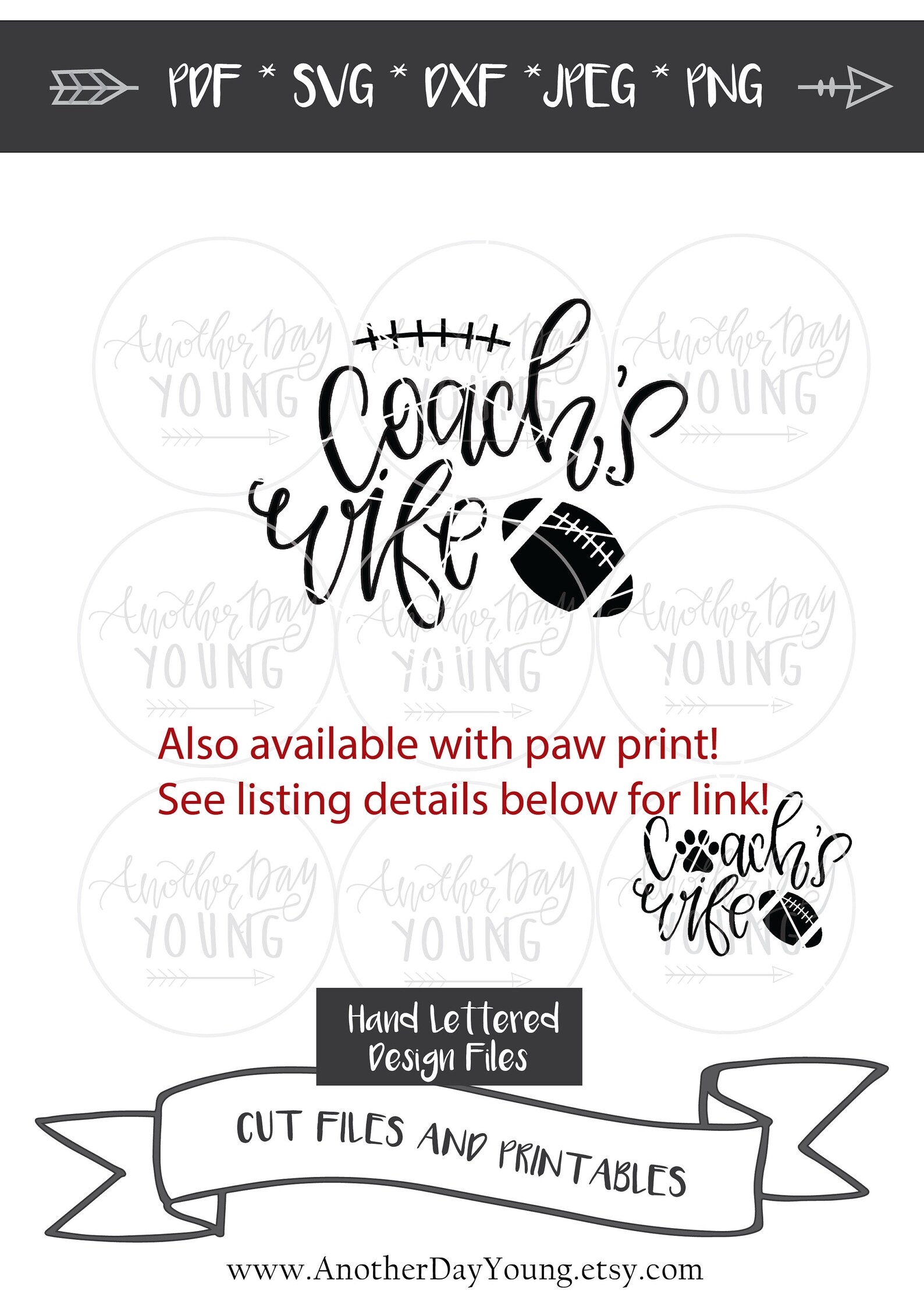 Coach's Wife 2 SVG Football svg Coach Wife svg coach | Etsy