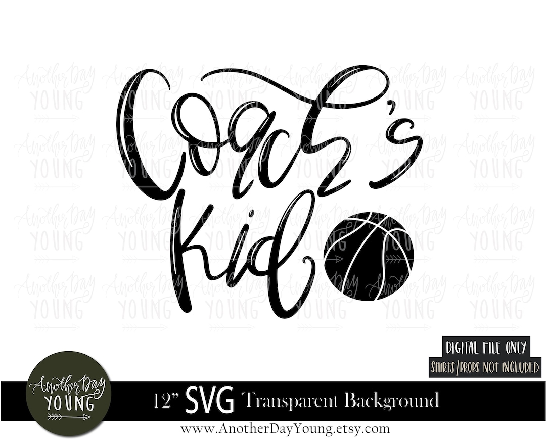 Coach's Kid SVG and Png , Basketball, Kids Basketbal Svg , Coach Svg ...