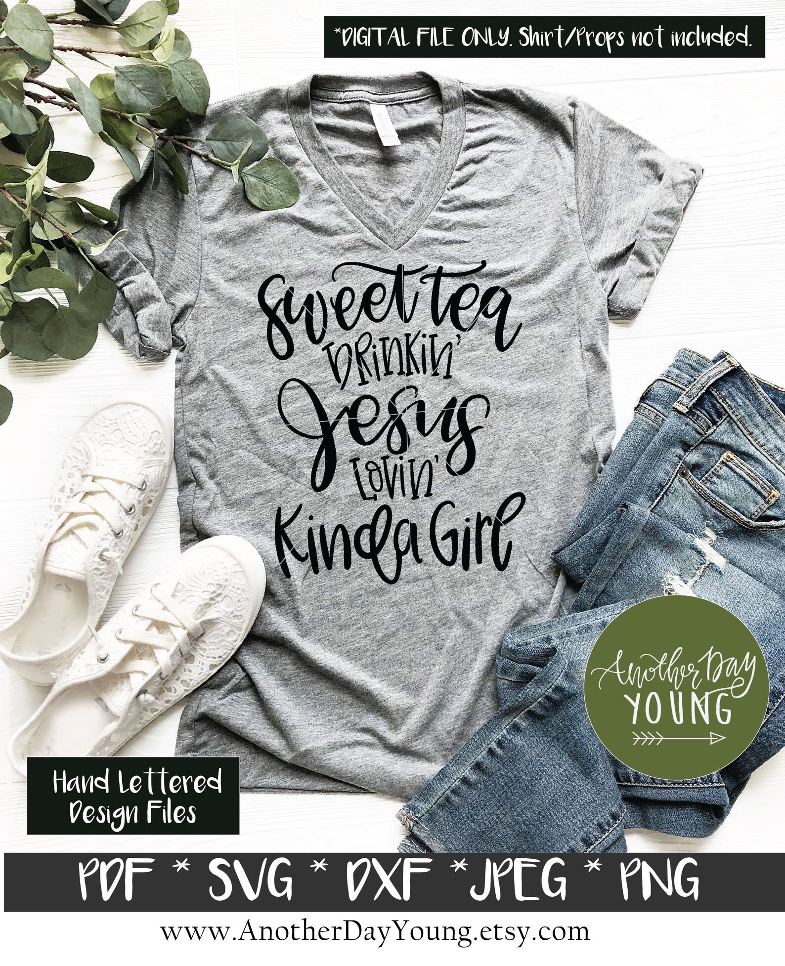 Sweet Tea Drinkin Jesus Lovin Kinda Girl SVG Jesus svg | Etsy