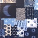 CRESCENT MOON 25 Traditional Japanese Designs Boro Fabric Collection ...