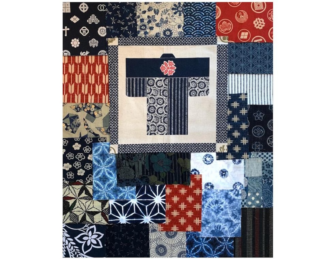 25 Traditional Japanese Designs - Boro Inspired Fabric Collection #799 ...