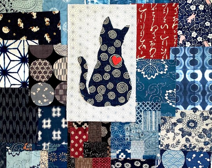 Boro Fabric Asian Japanese Collection 346 22 Pieces FISH - Etsy