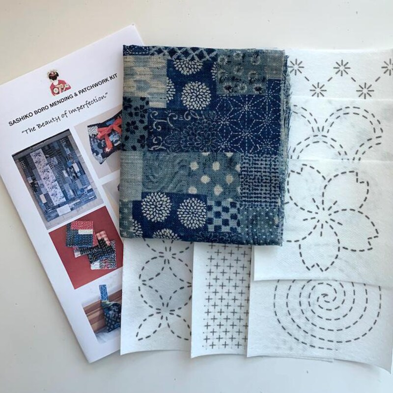 Sashiko Patch - Etsy