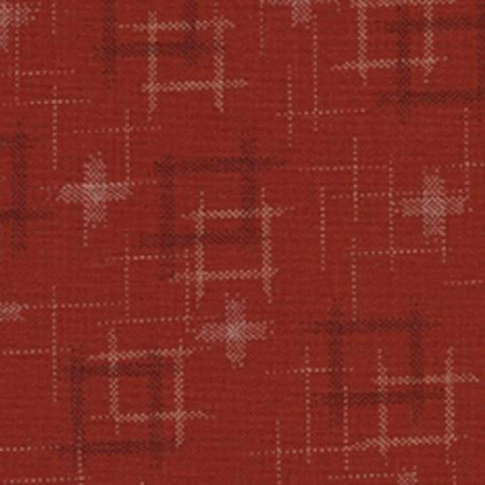 5 RED Traditional Japanese Designs - Fat Eighth OR Fat Quarter Fabric ...