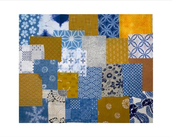 18 Traditional Japanese Designs - Boro Inspired Fabric Collection ...