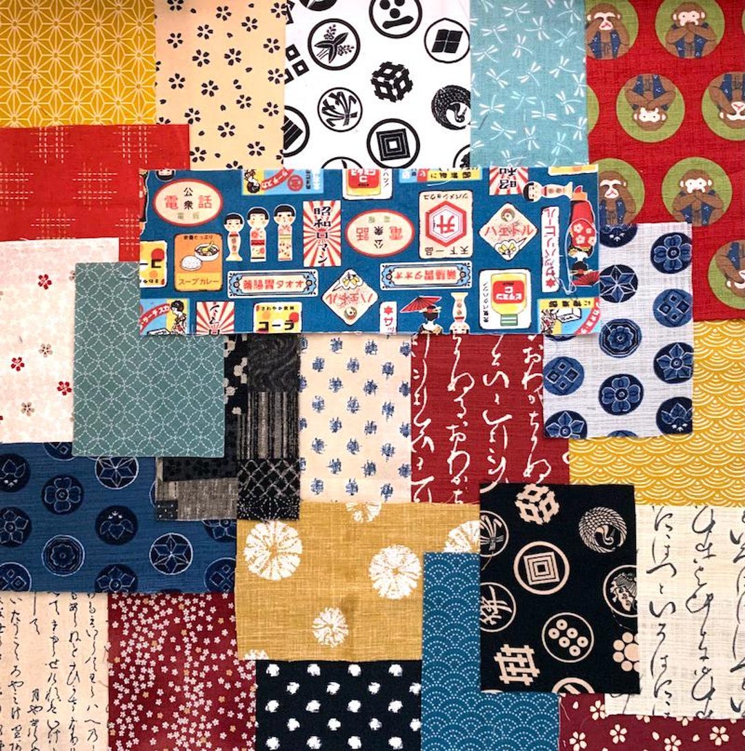 23 Traditional Japanese Designs - Boro Inspired Fabric Collection #598 ...