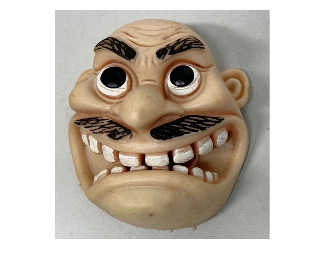Anthrax Not Man Gigantor Rubber Finger Puppet Ugly Face Jiggler Vintage ...