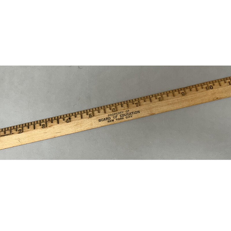 Vintage Wooden Ruler - Etsy