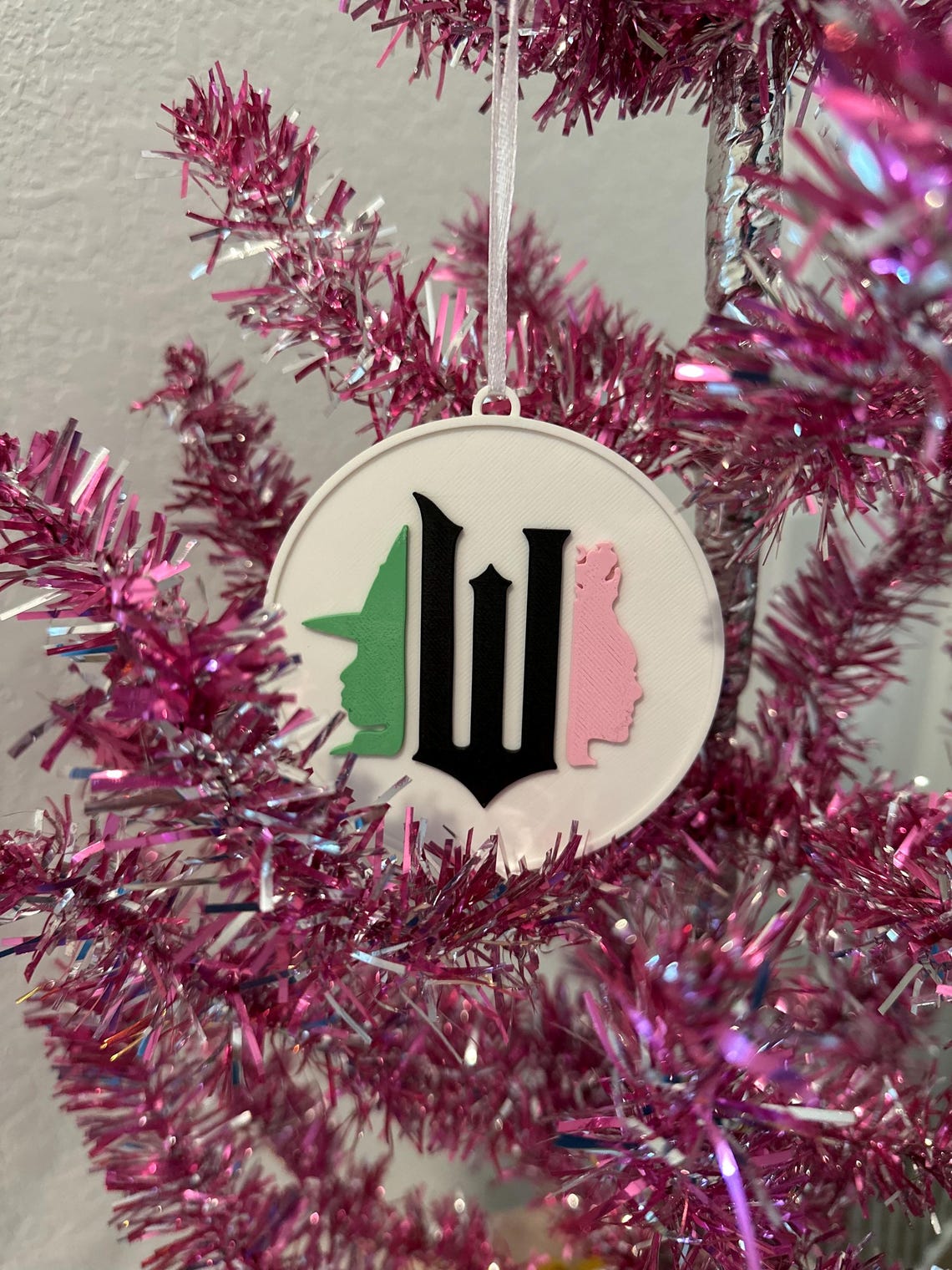 3D Printed Wicked Movie Christmas Ornament Big! 3.5 Inches in Diameter ...