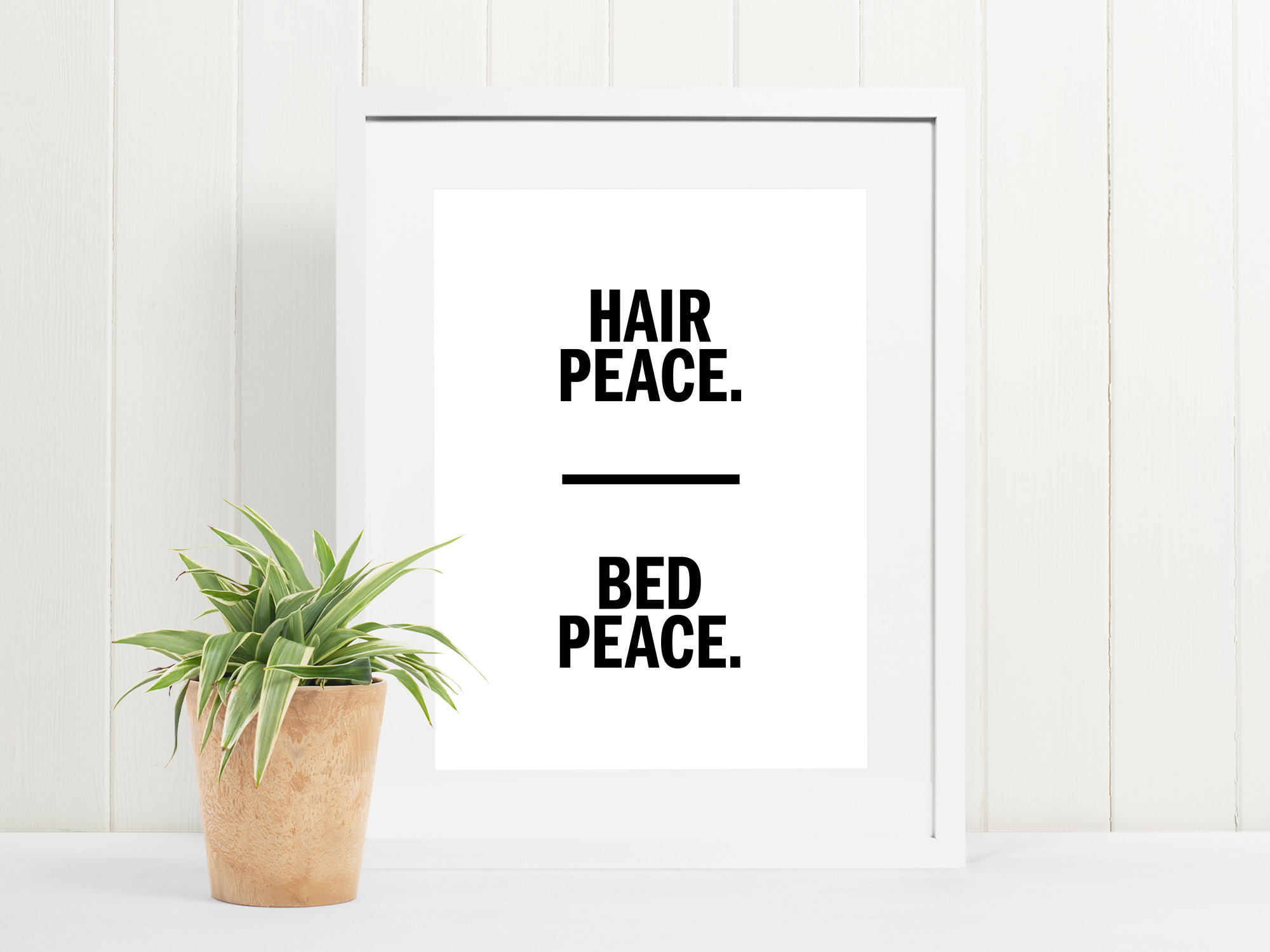 John Lennon Quote Hair Peace Bed Peace Poster Digital Print - Etsy UK