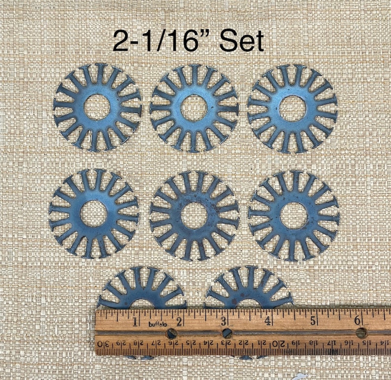 Rusty Metal Round Shapes for Eco Printing & Mixed Media Art, Sets of 8 ...