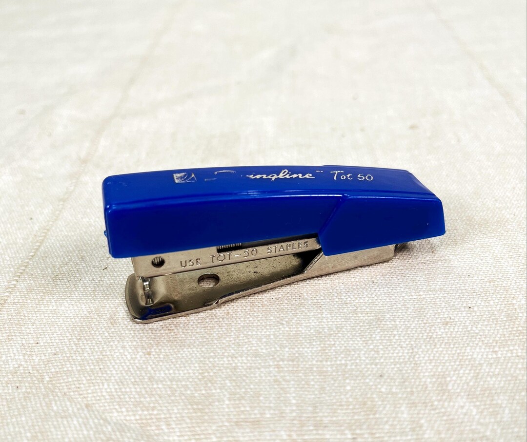 Vintage Blue Swingline TOT 50 Stapler, Mini Stapler, Made in Long ...