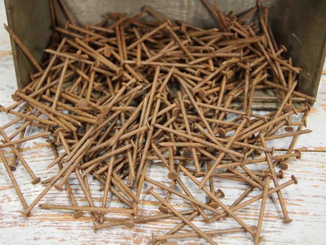 Rusty Nails, 3" Long Rusty Framing Nails, Great for Rust Printing, Eco ...