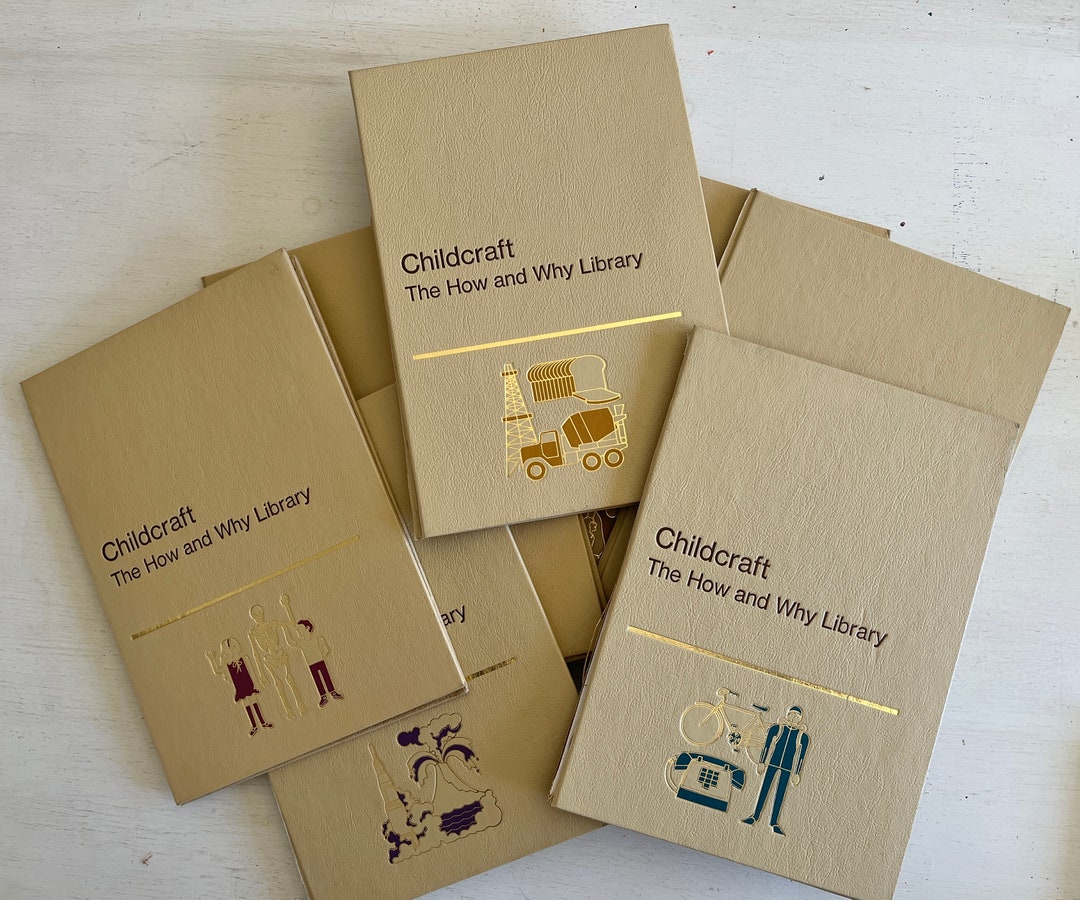 Vintage Book Covers, 10x7, Childcraft the How and Why Library, Front ...